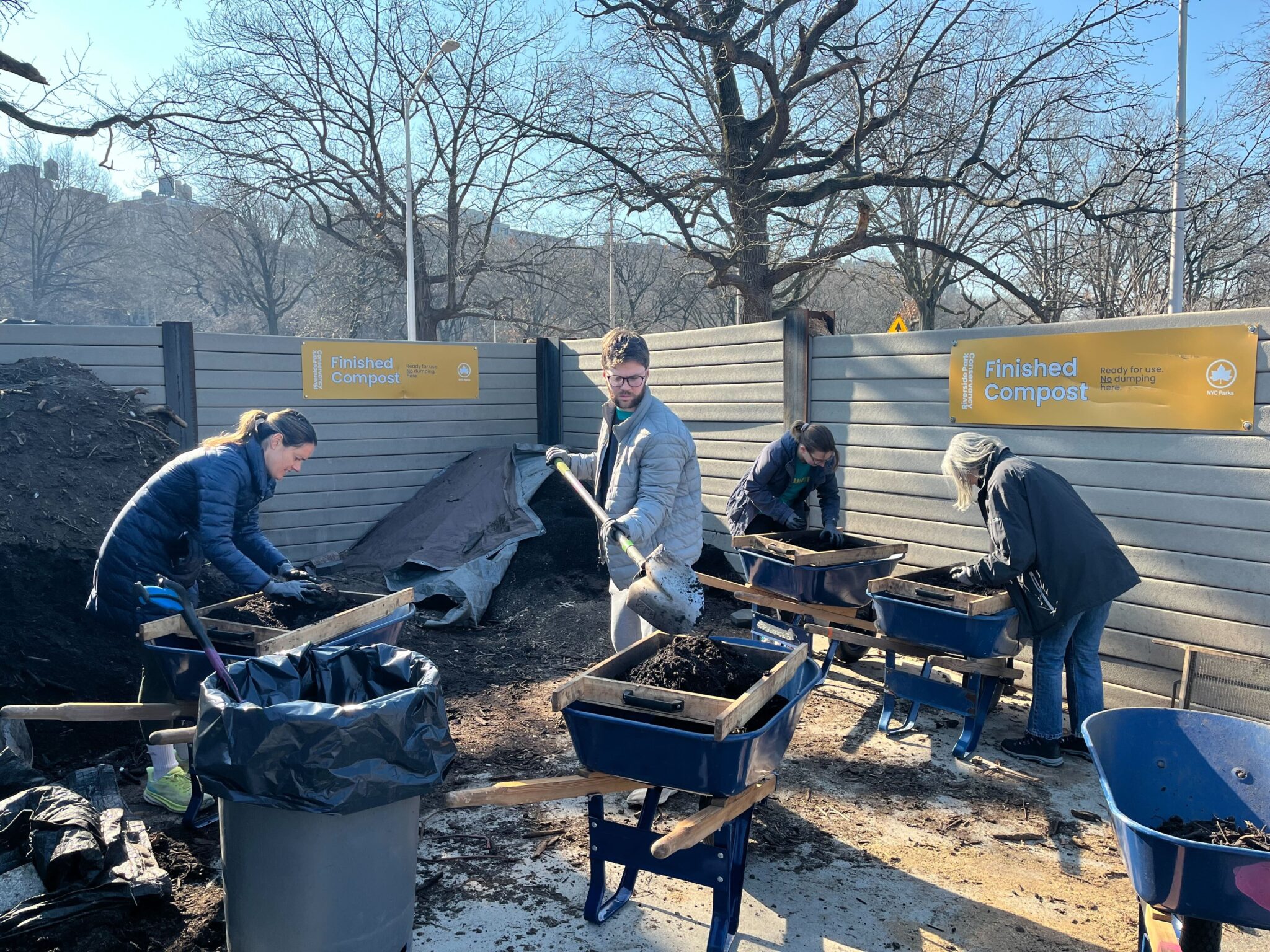 Volunteer at the Compost Compound! - Riverside Park Conservancy